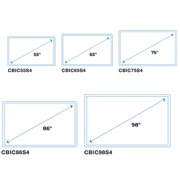 Commbox 55" 4K UHD Interactive Display Classic S4 – Fastrack Store